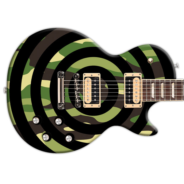 Camo Bullseye Guitar Wrap – Rockskins