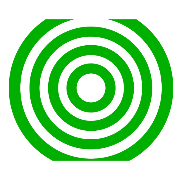 Green & White Bullseye Guitar Wrap – Rockskins