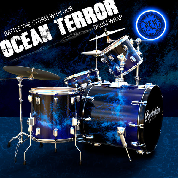 Ocean Terror Drum Wrap – Rockskins