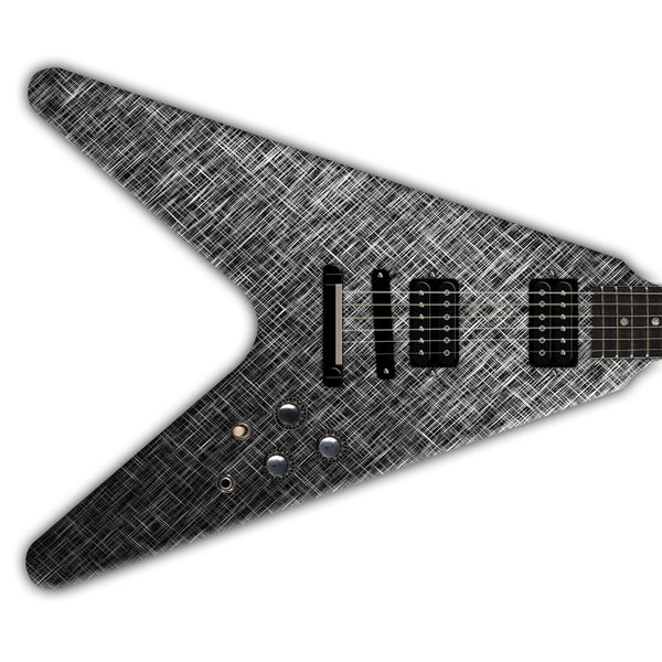 Metal Cross-Hatch Guitar Wrap – Rockskins
