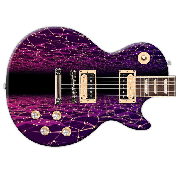 Purple Matrix Guitar Wrap – Rockskins